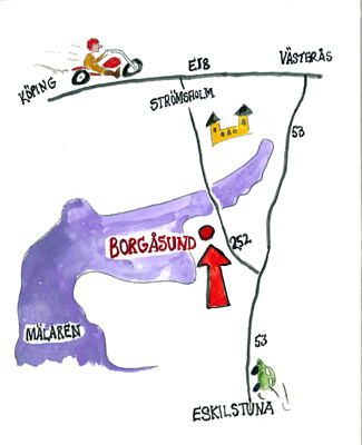 Här finns vi! | Borgåsunds Gästhamn och Café